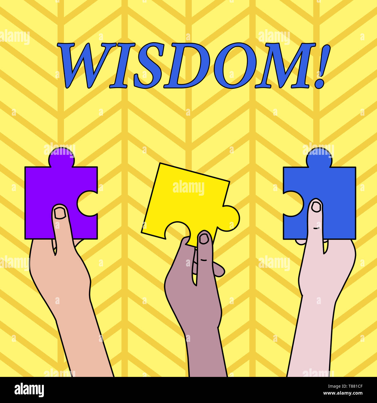 Conceptual hand writing showing Wisdom. Concept meaning quality having ...