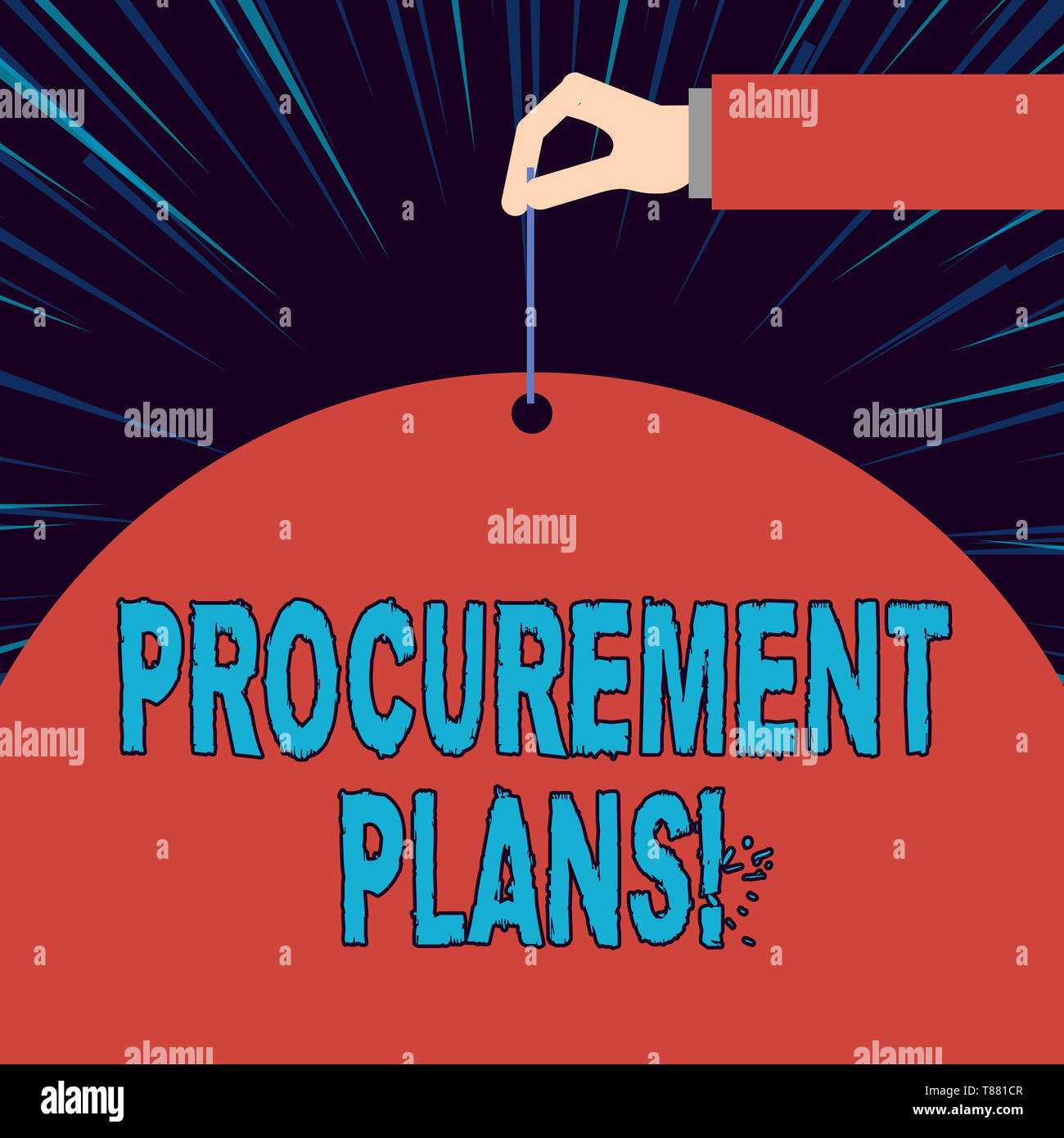 Text sign showing Procurement Plans. Business photo showcasing ...