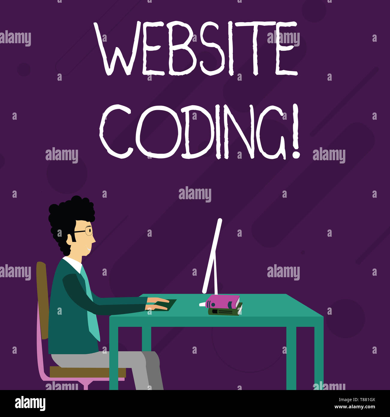 Conceptual hand writing showing Website Coding. Concept meaning system ...