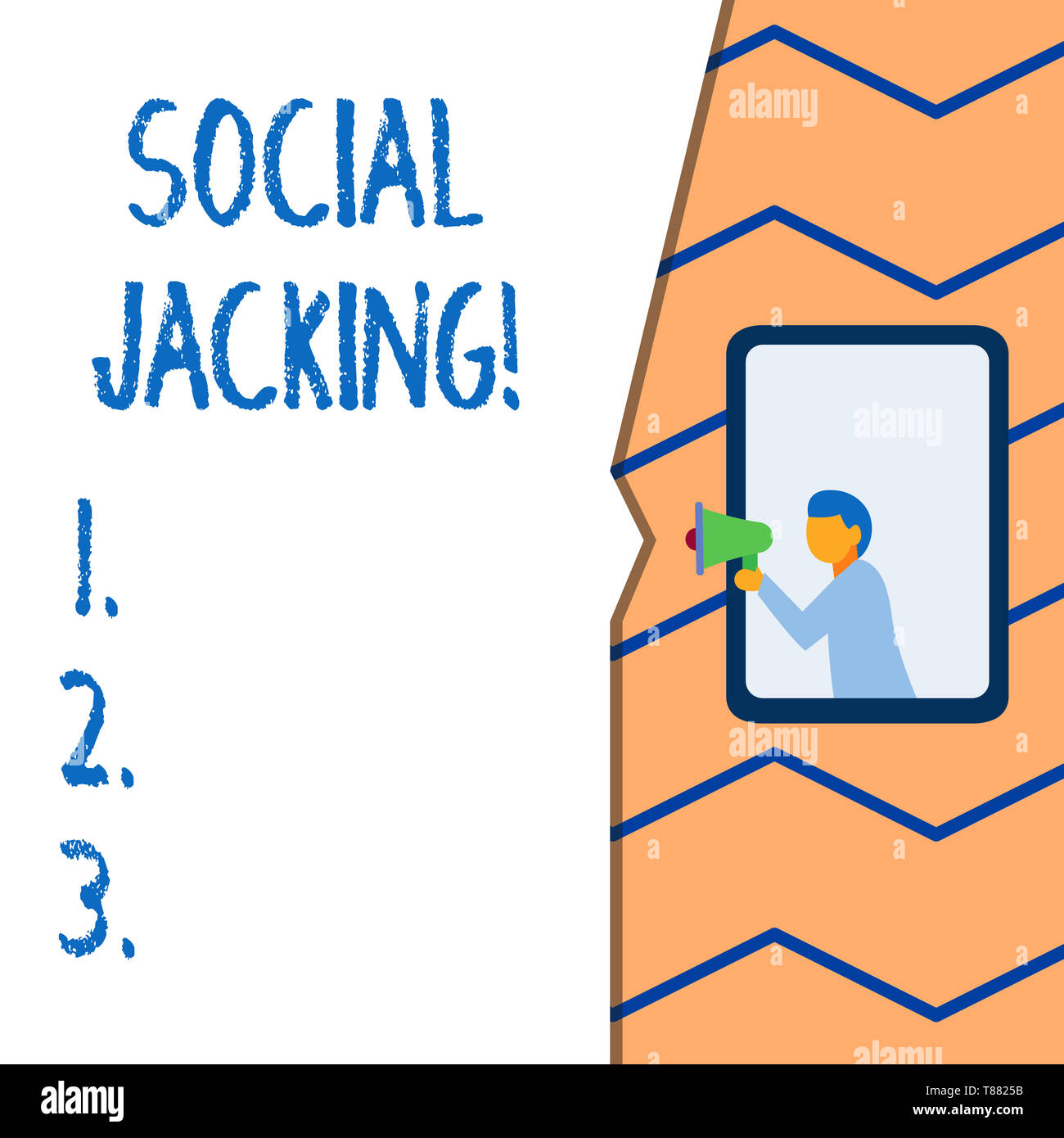 Conceptual hand writing showing Social Jacking. Concept meaning ...