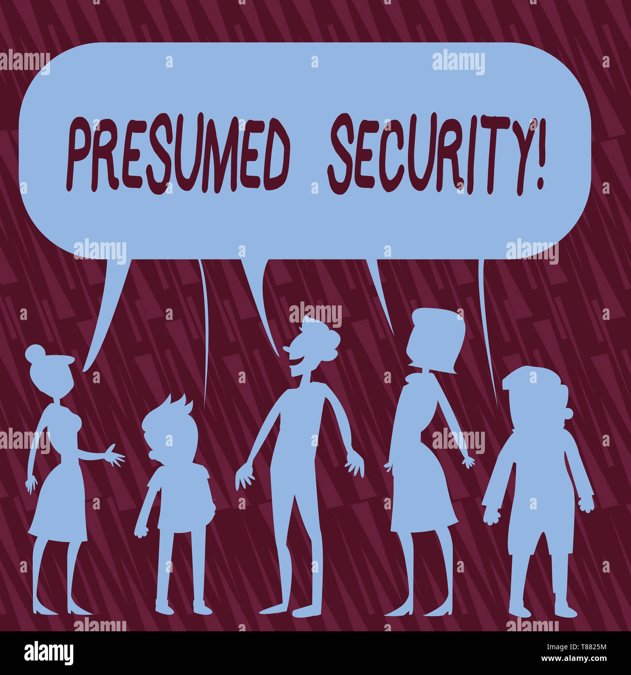 Text Sign Showing Presumed Security Business Photo Text System Safe From Attack Due To Attacker