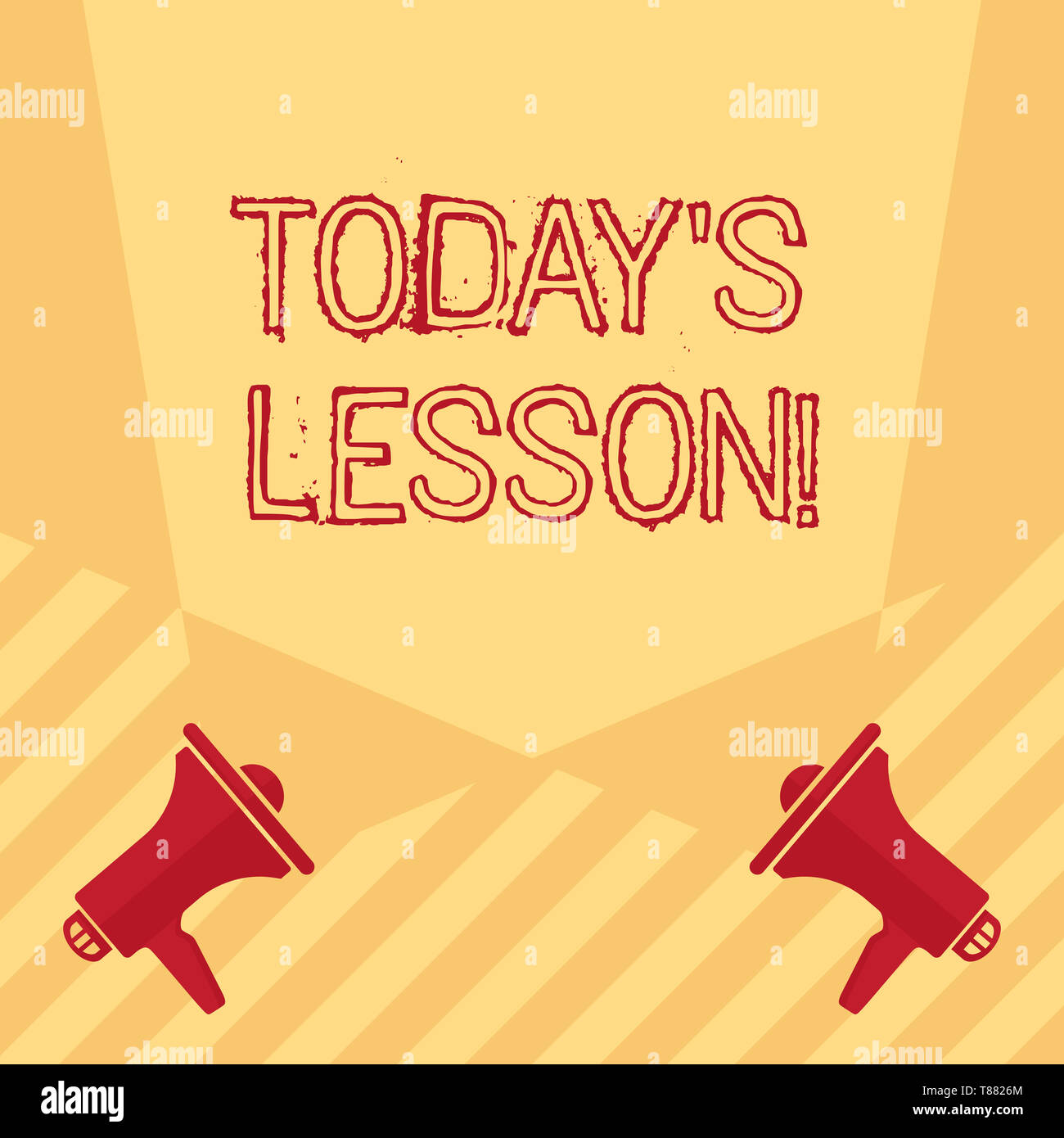 Handwriting text writing Today S Is Lesson. Conceptual photo ask ...