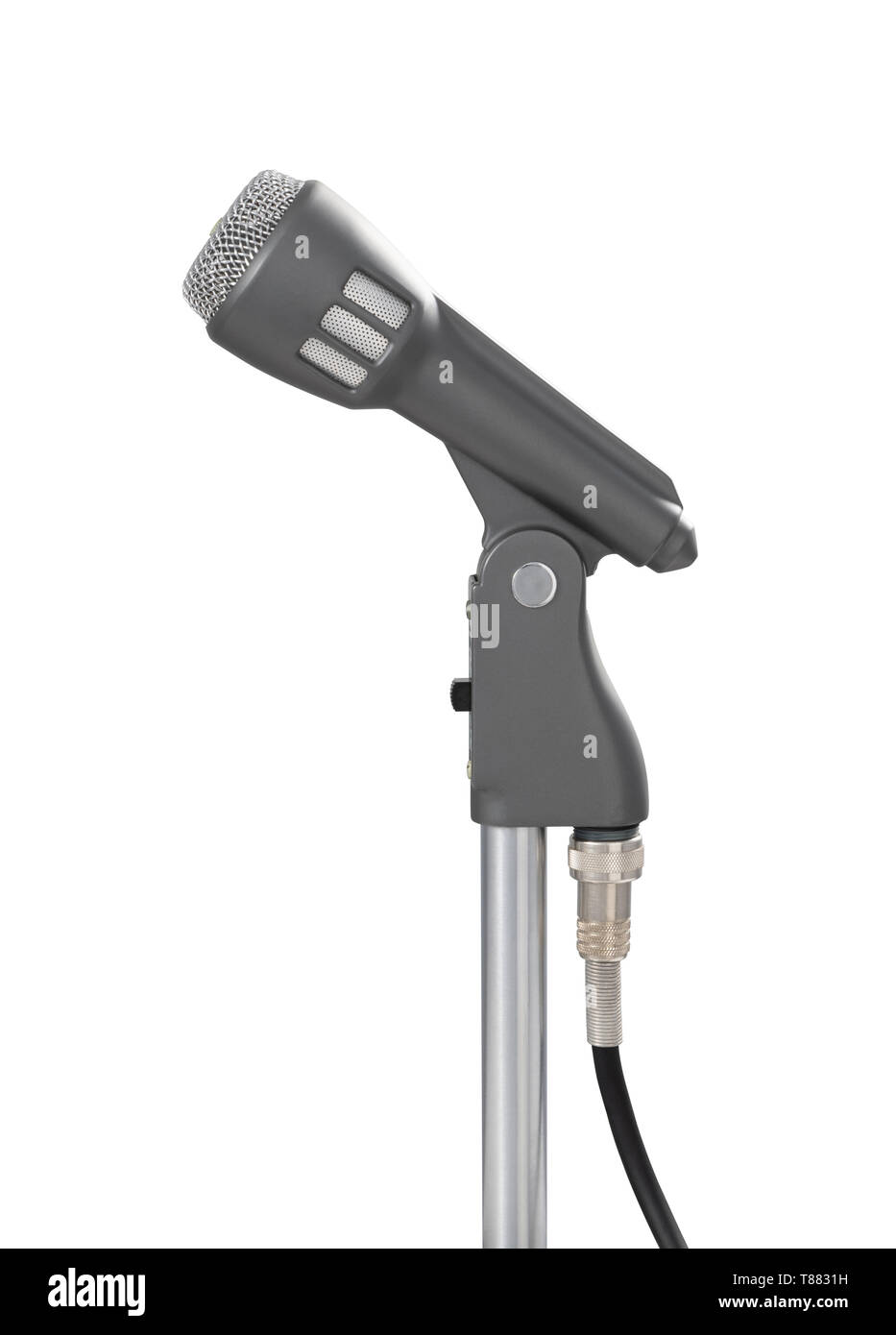 Side view of a Turner 951 vintage microphone Stock Photo - Alamy