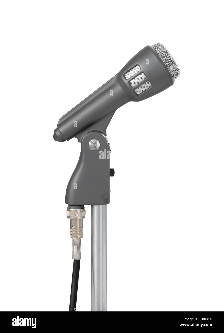 Side view of a Turner 951 vintage microphone Stock Photo - Alamy