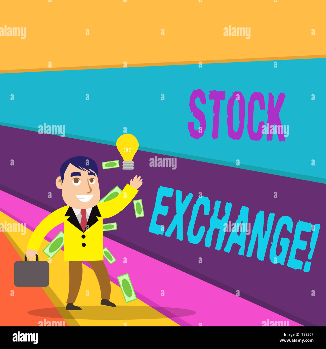 Handwriting text writing Stock Exchange. Conceptual photo the place ...