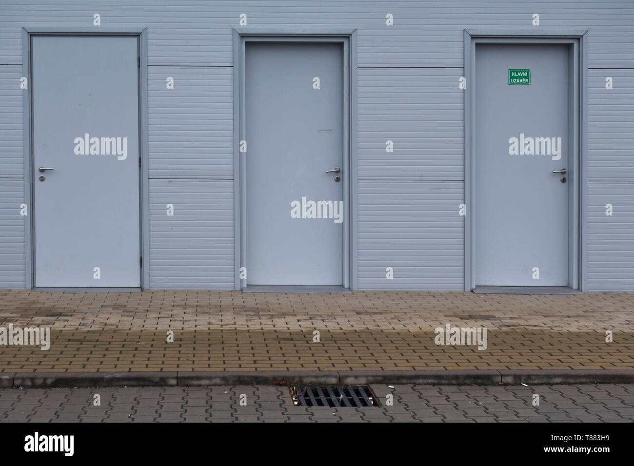 Three doors hi-res stock photography and images - Alamy