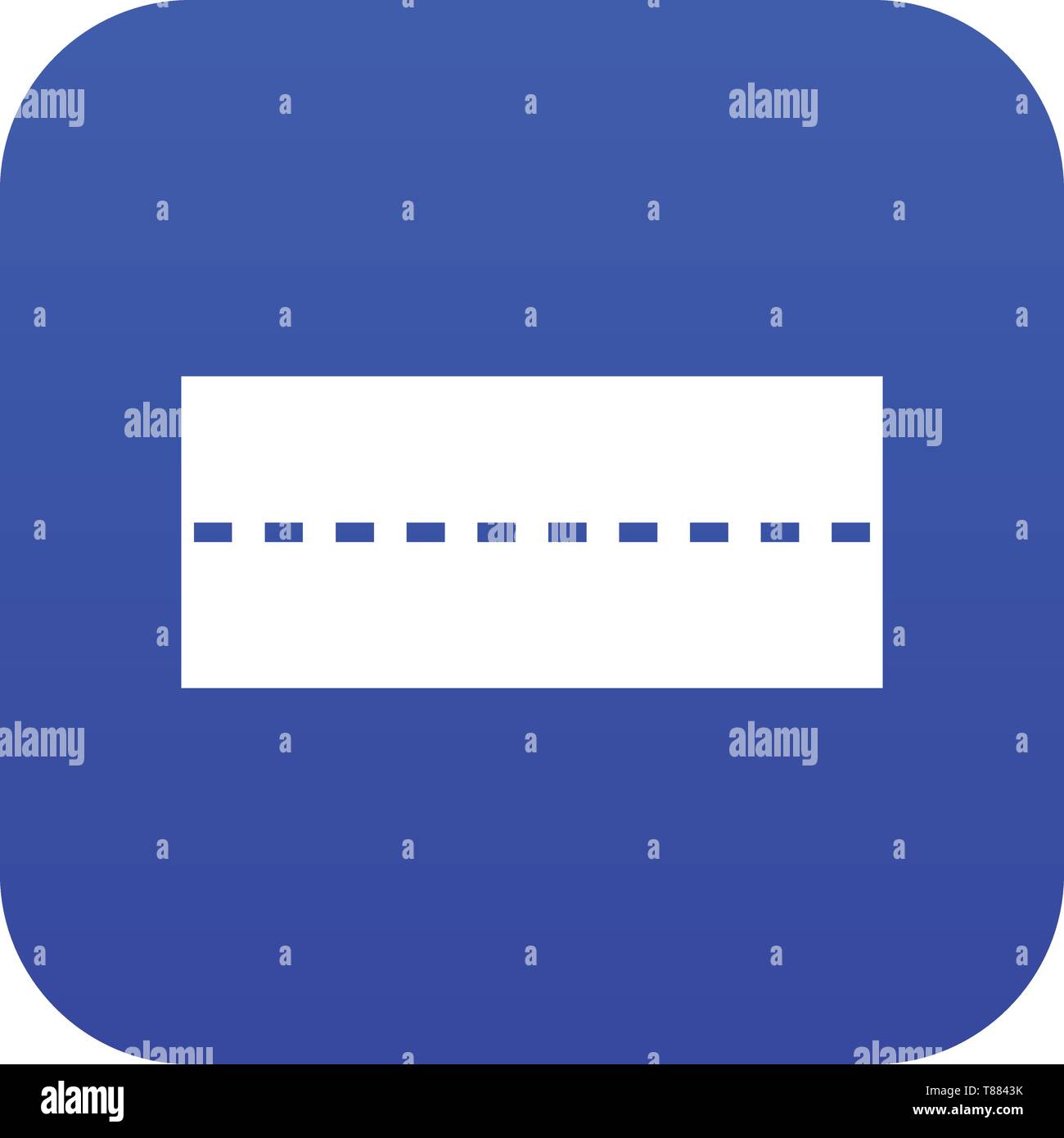 Straight road icon digital blue Stock Vector Image & Art - Alamy