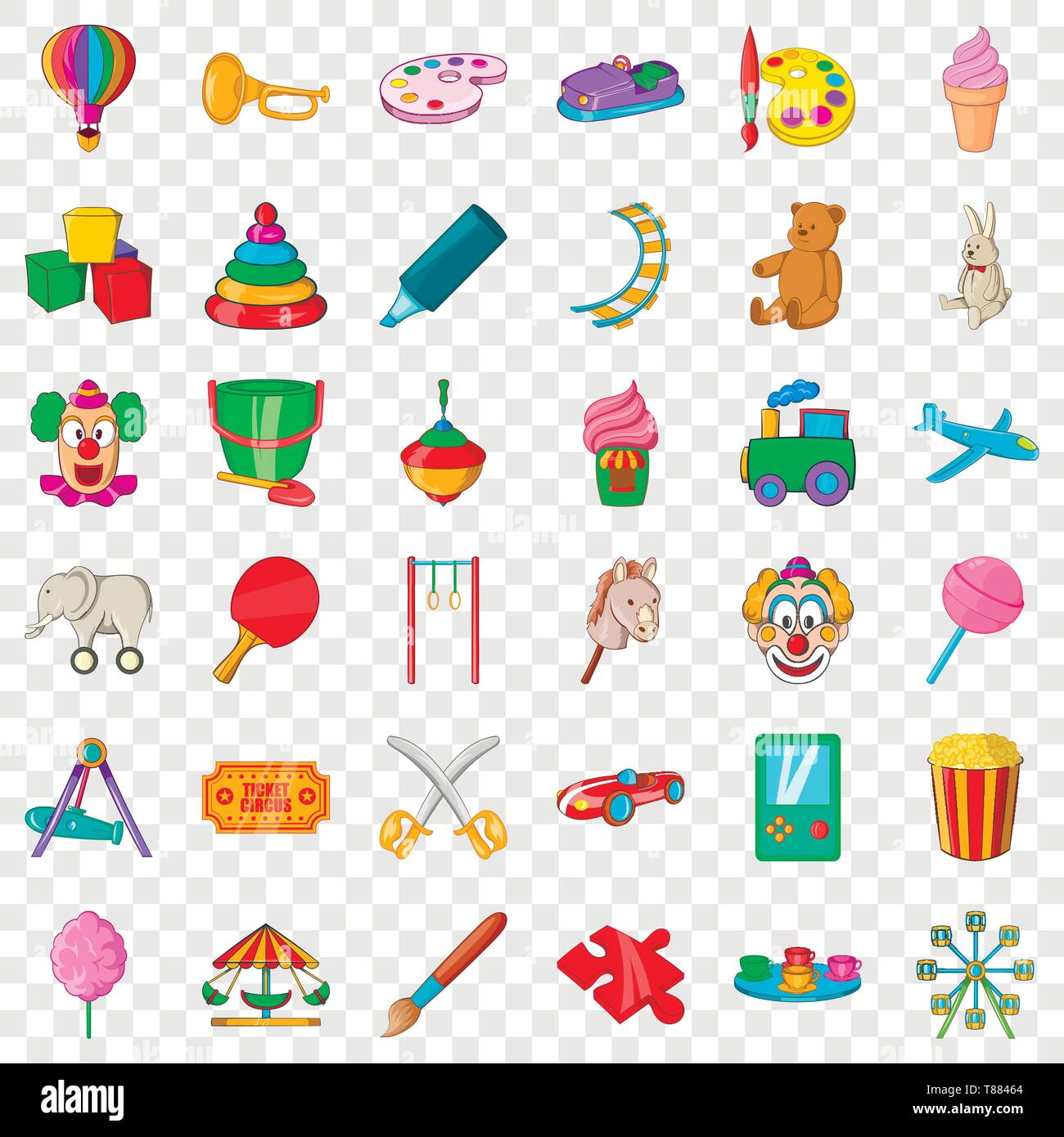 Children playground icons set, cartoon style Stock Vector Image & Art ... Children playground icons set, cartoon style Stock Vector Image & Art ...
