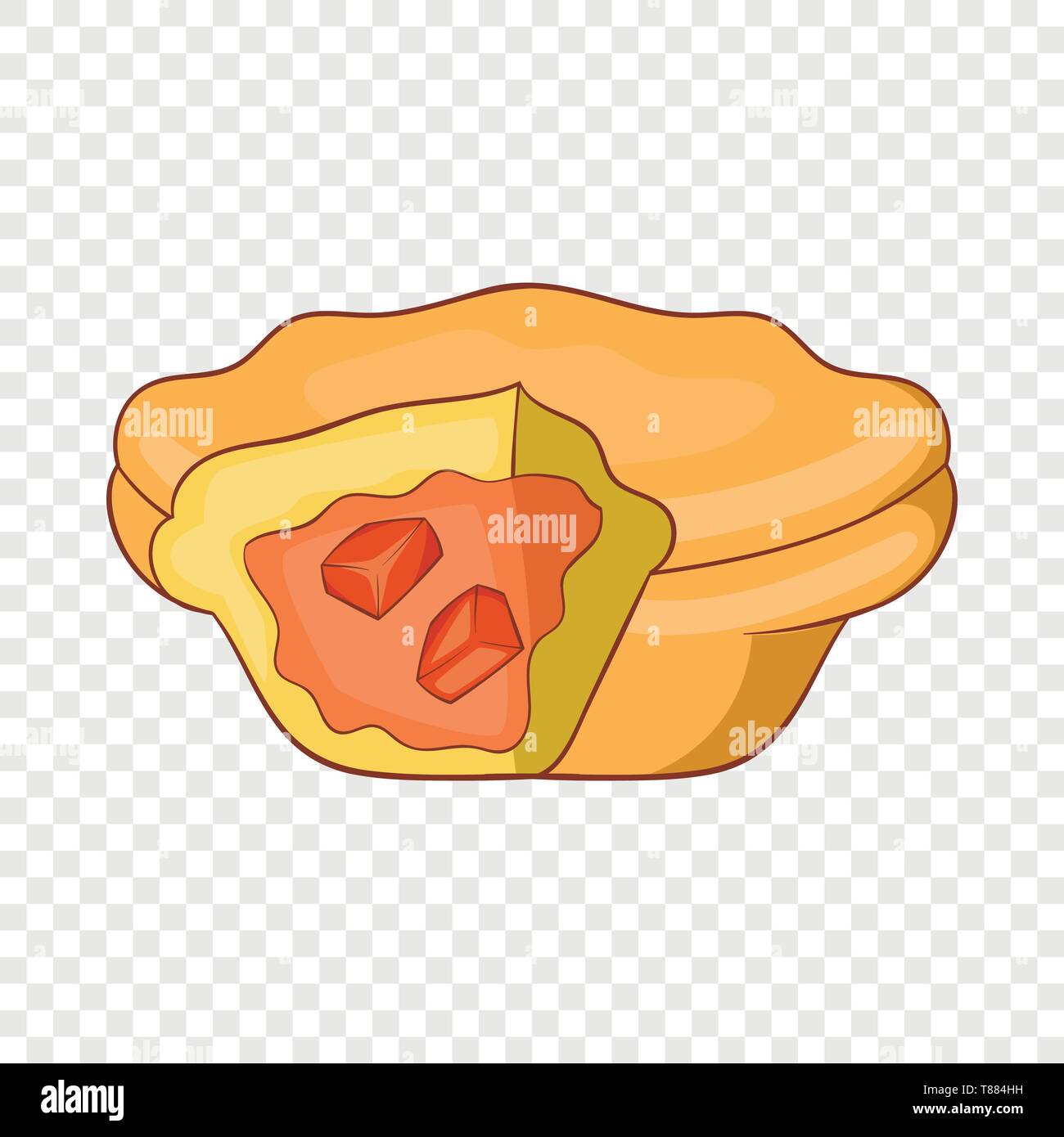 Sweet potato pie Stock Vector Images - Alamy
