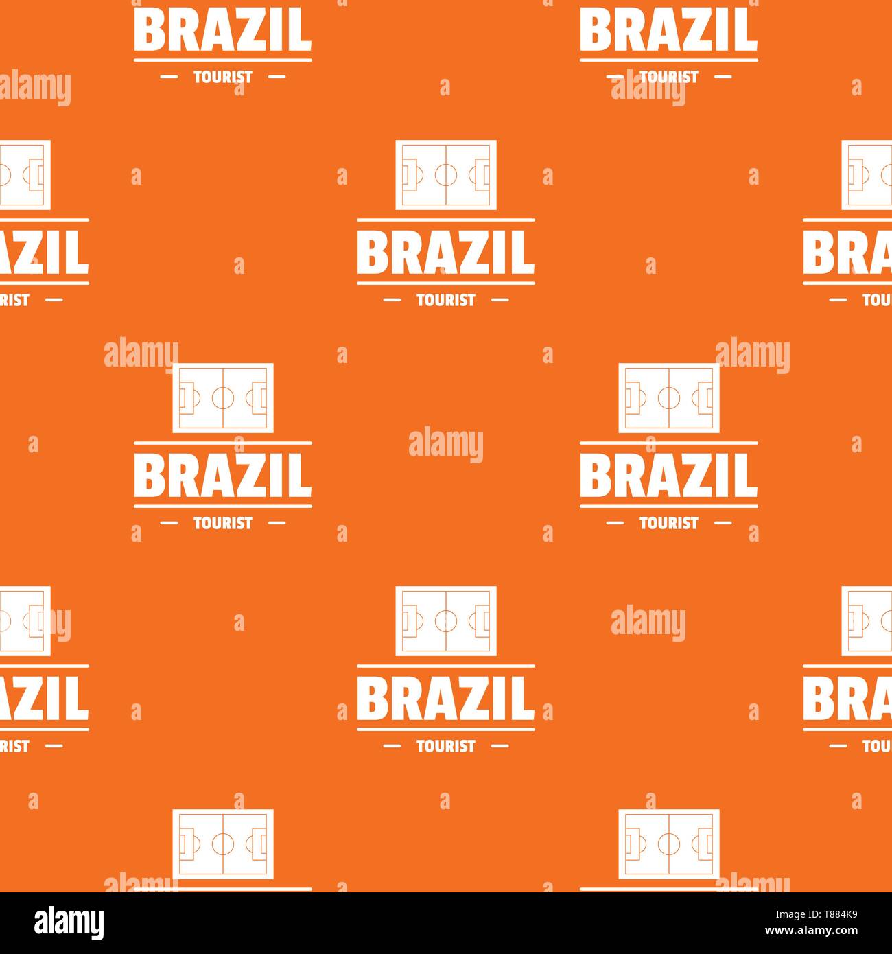 Brazil tourist pattern vector orange Stock Vector Image & Art - Alamy