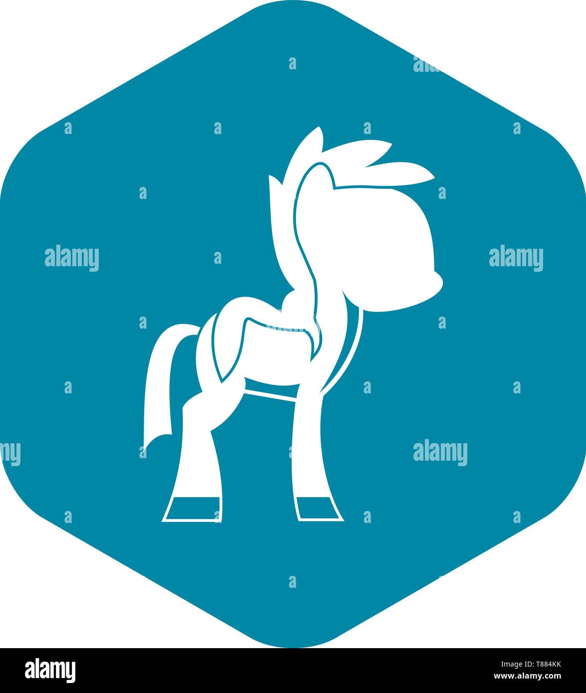 Little pony icon, simple style Stock Vector Image & Art - Alamy