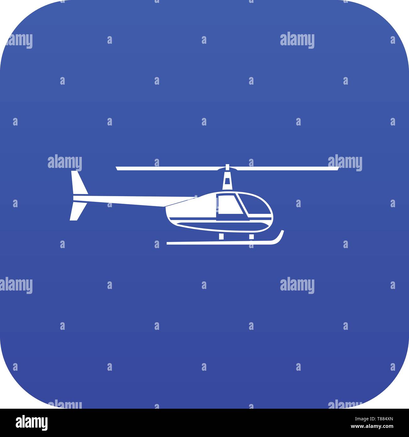 Helicopter icon digital blue Stock Vector Image & Art - Alamy