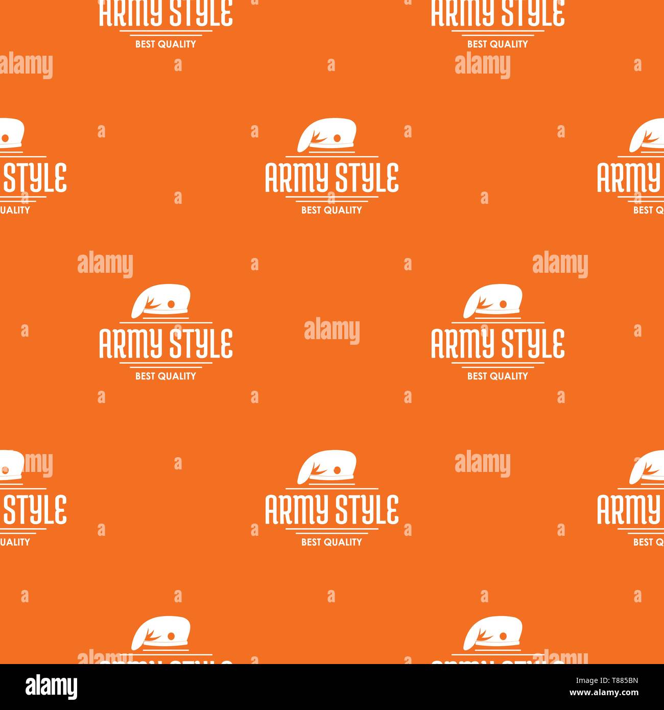Army style pattern vector orange Stock Vector Image & Art - Alamy