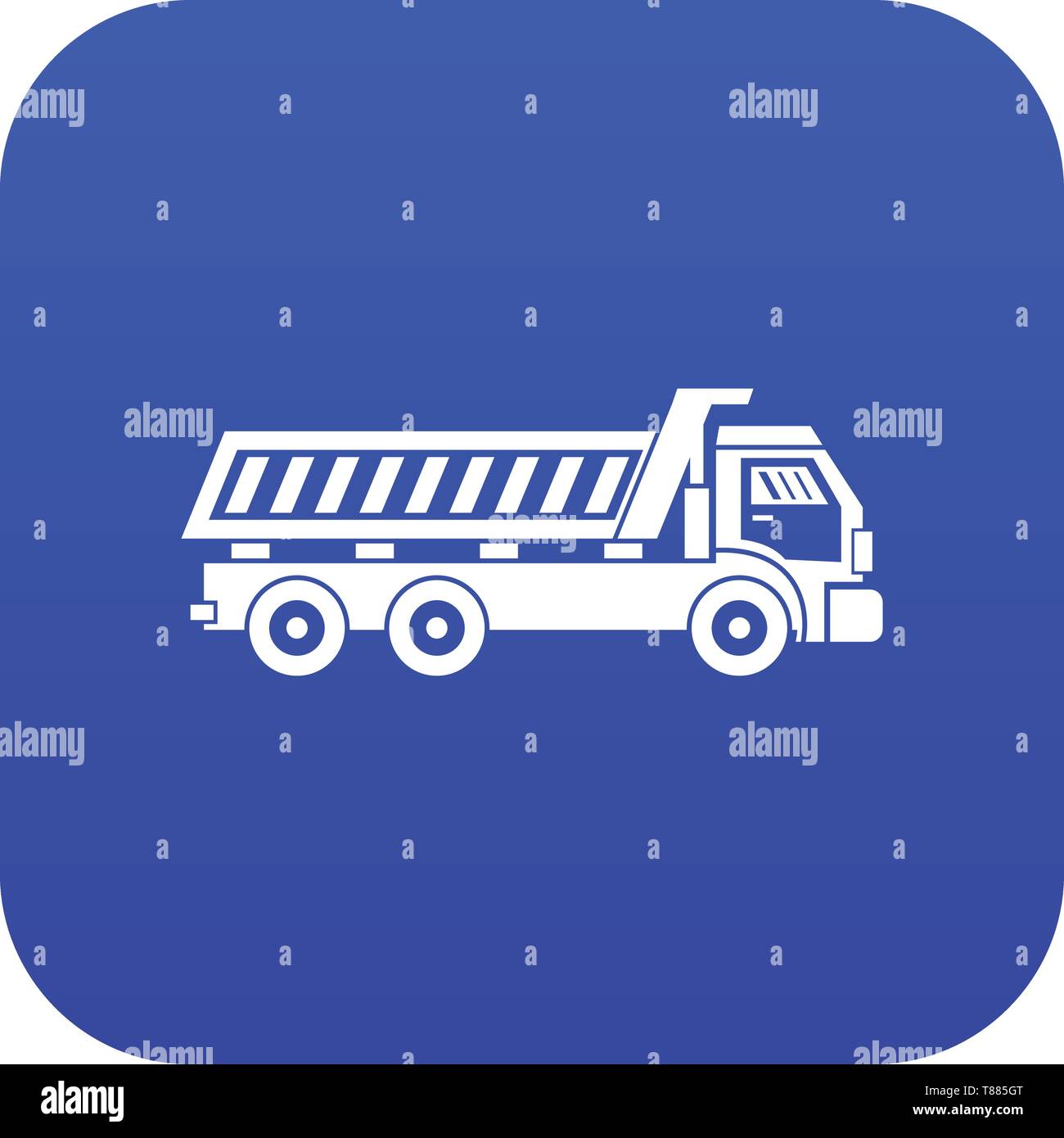 Truck icon digital blue Stock Vector Image & Art - Alamy