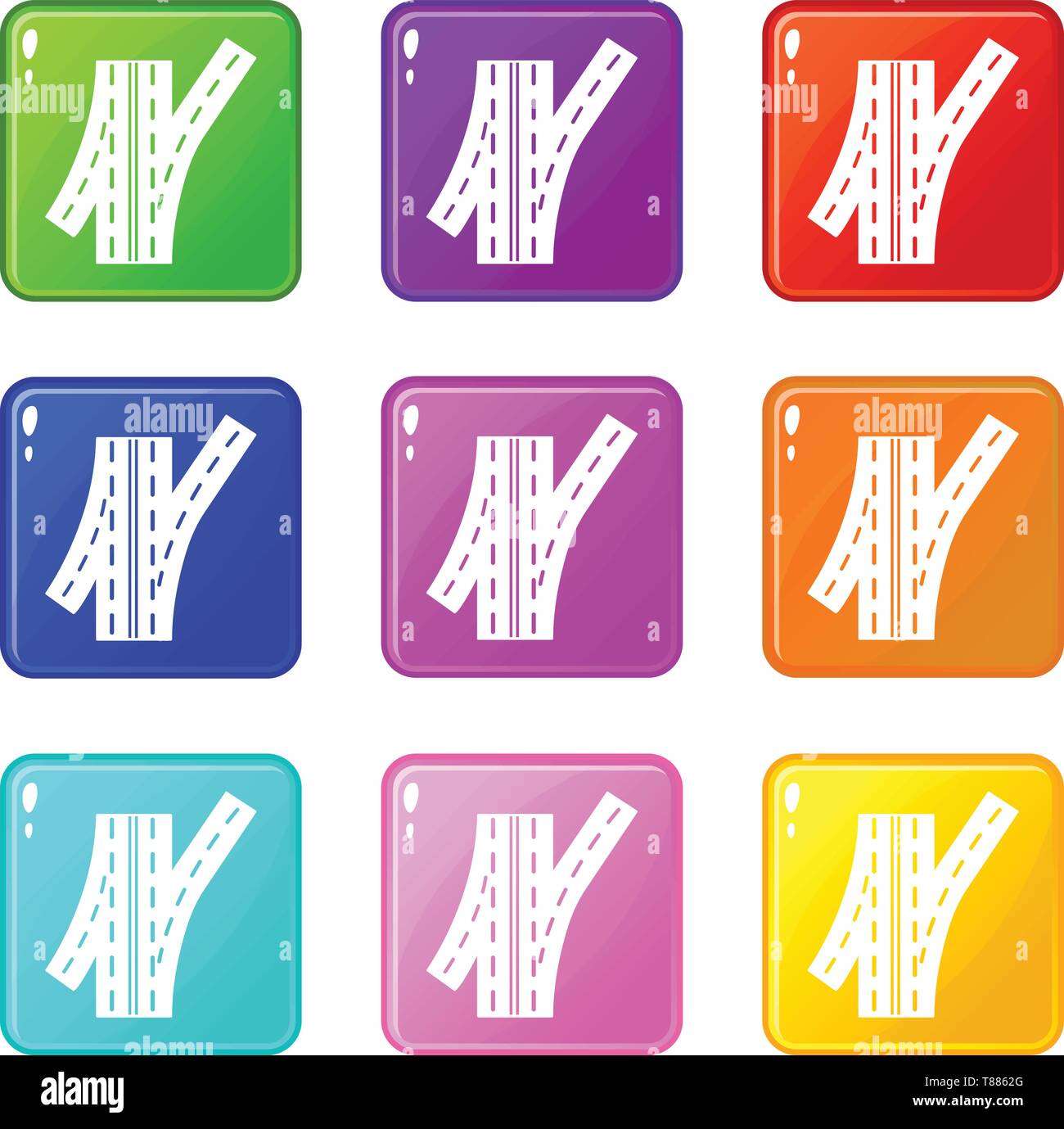 Junction 9 Stock Vector Images - Alamy