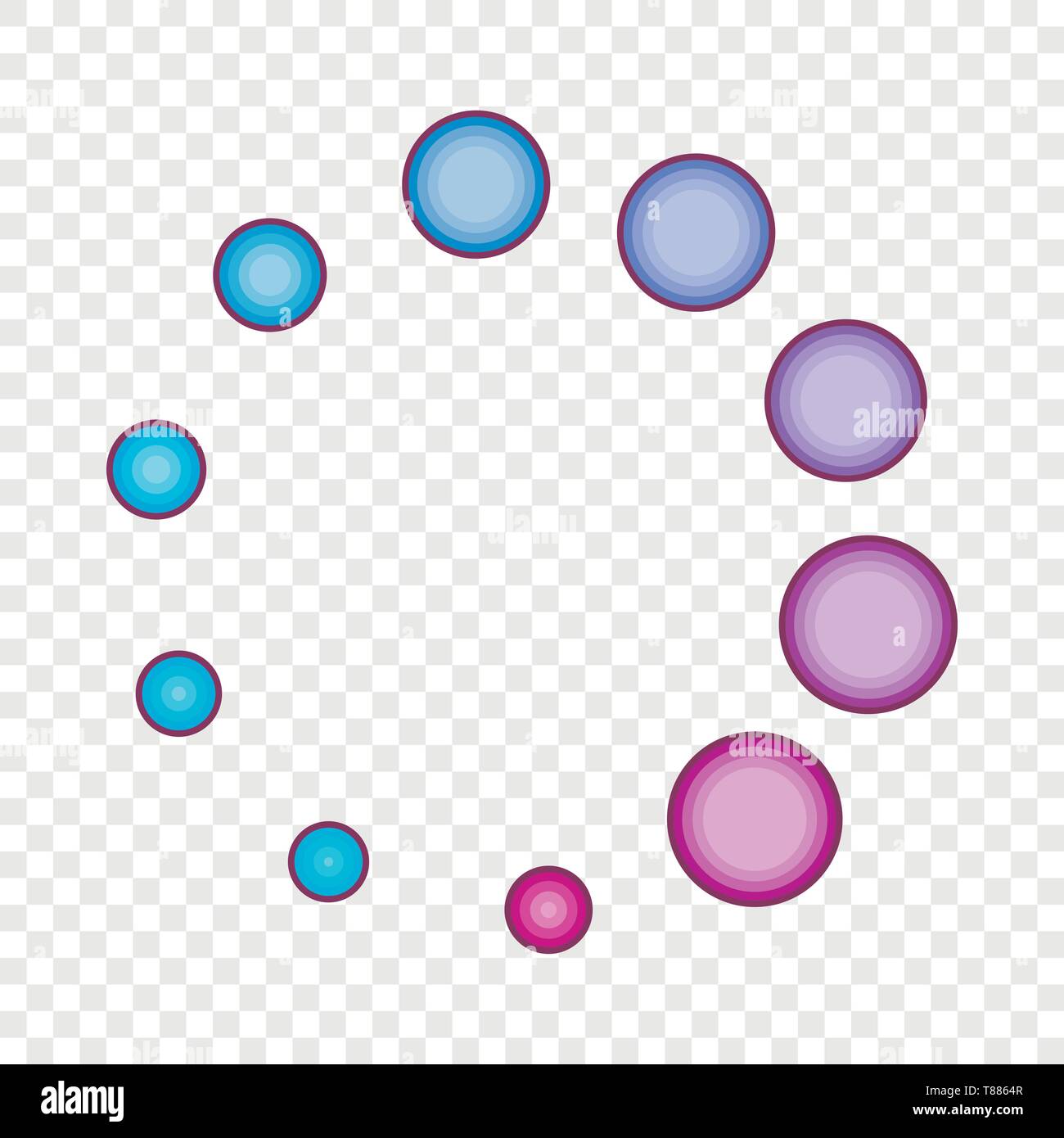 Abstract circle shape icon, cartoon style Stock Vector Image & Art - Alamy