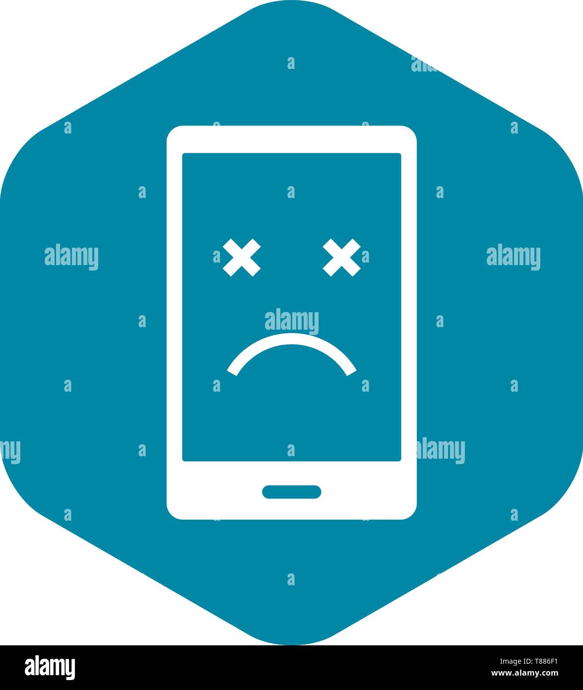 Dead phone icon, simple style Stock Vector Image & Art - Alamy