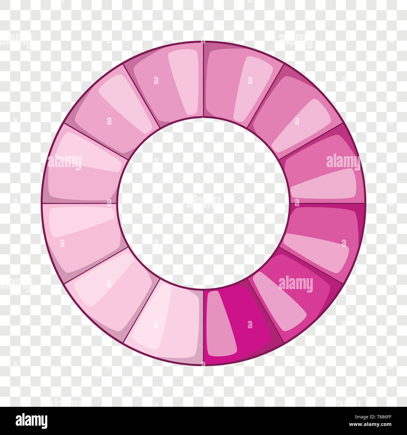 Abstract round shape icon, cartoon style Stock Vector Image & Art - Alamy