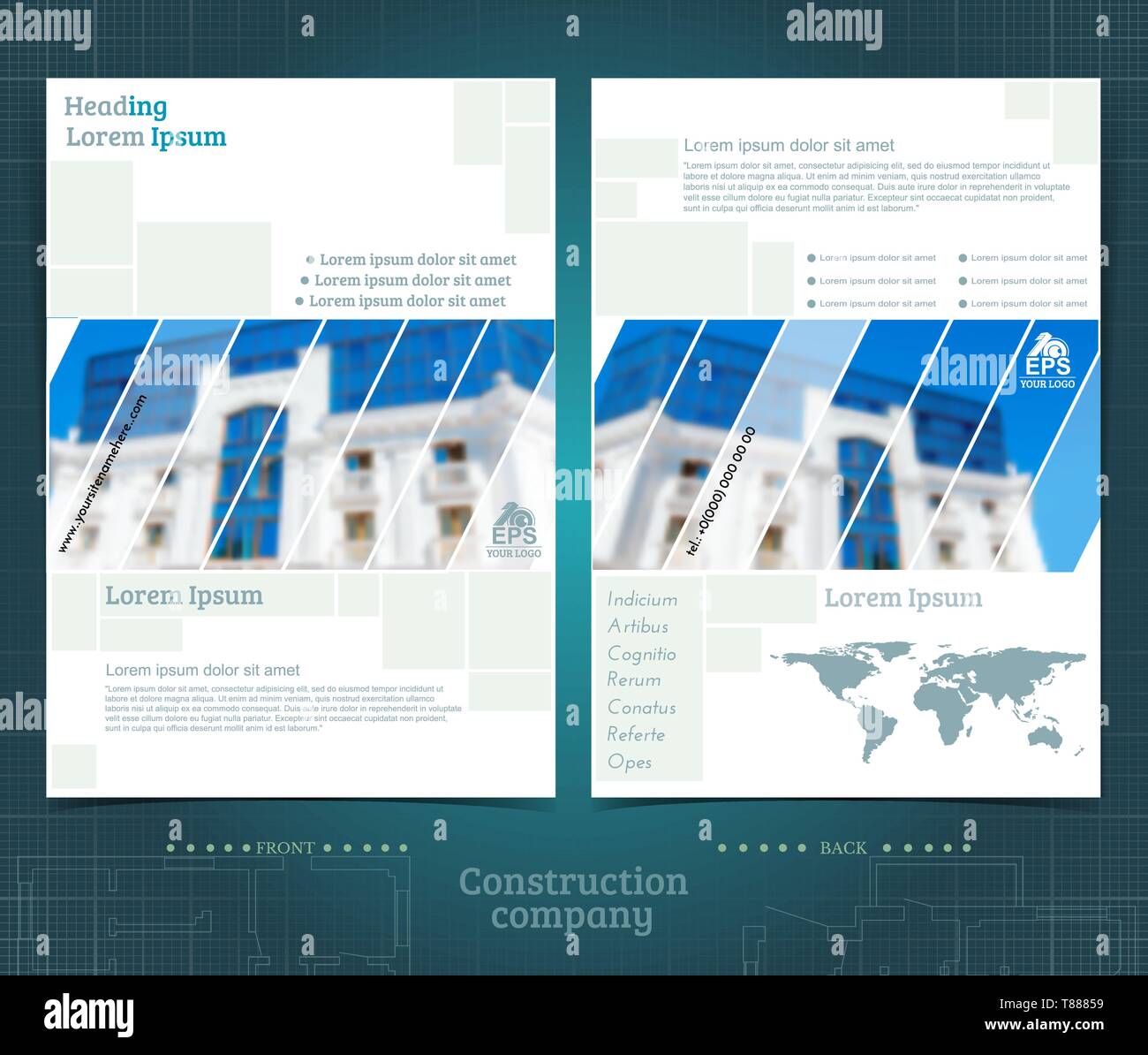 Two storey buildings Stock Vector Images - Alamy