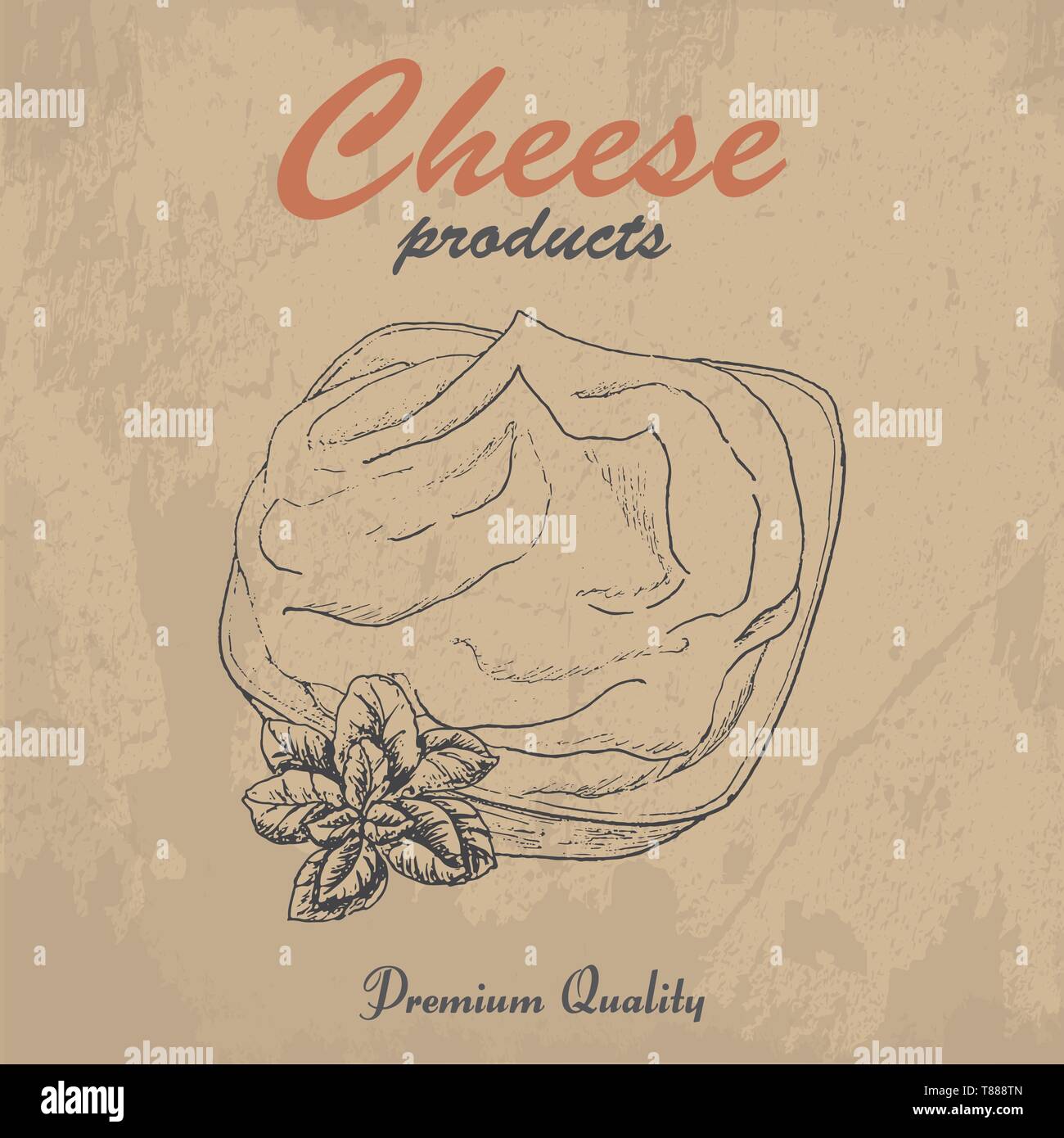Vector background with cheese. Vector illustration for your design ...