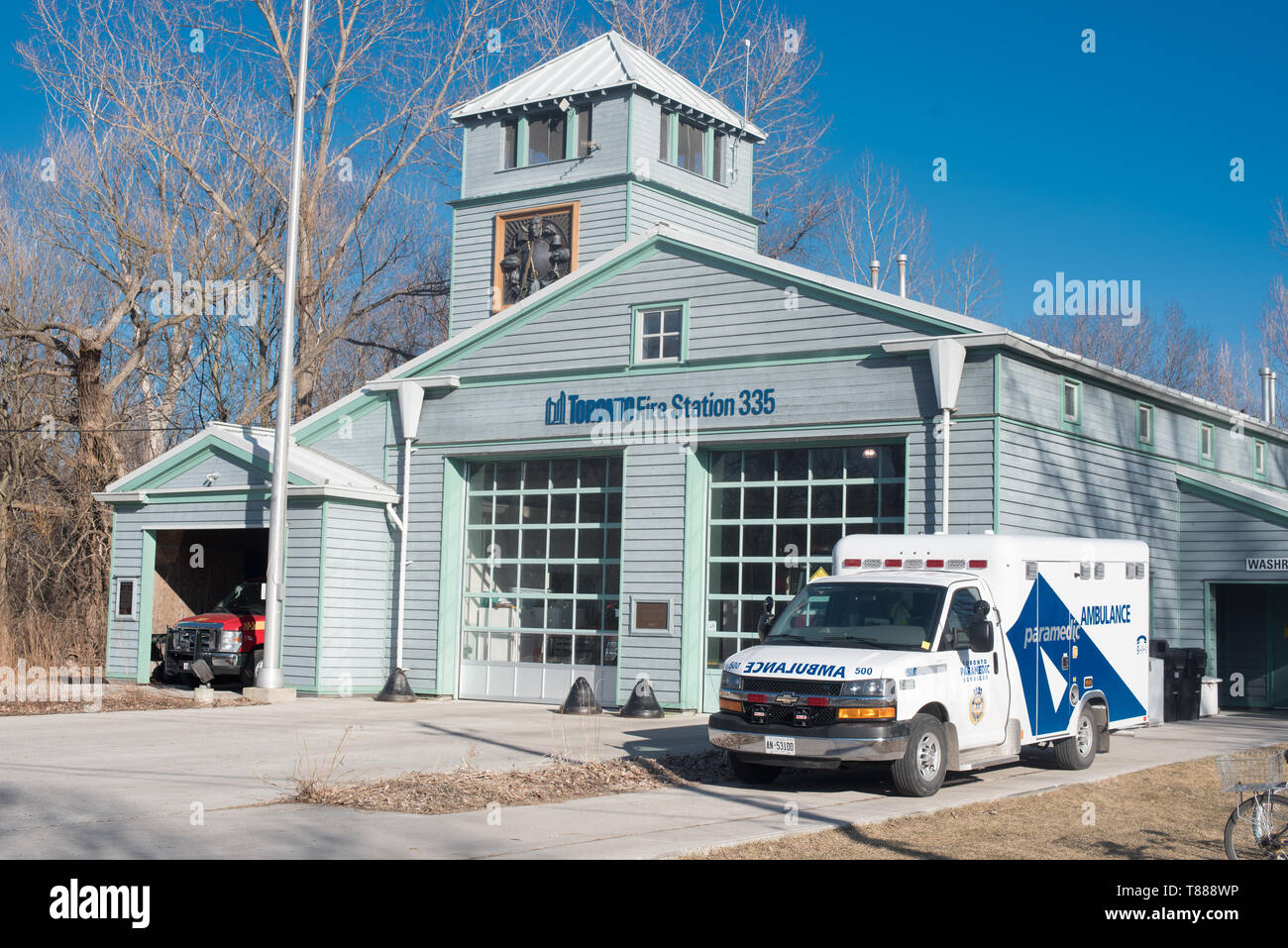fire house station on Toronto Island Stock Photo - Alamy