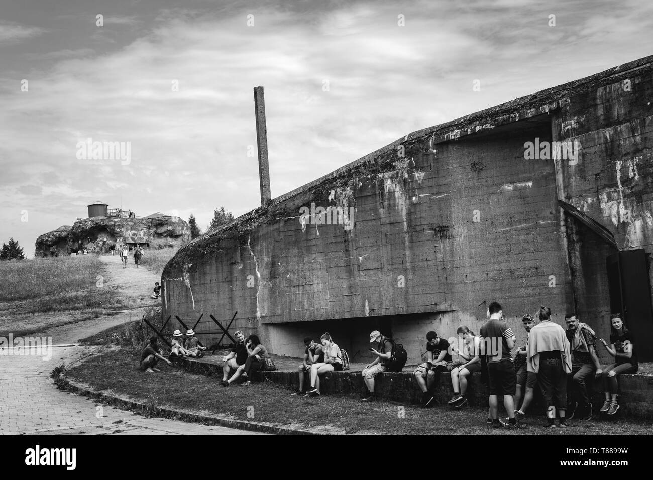 World war first bunker Black and White Stock Photos & Images - Alamy