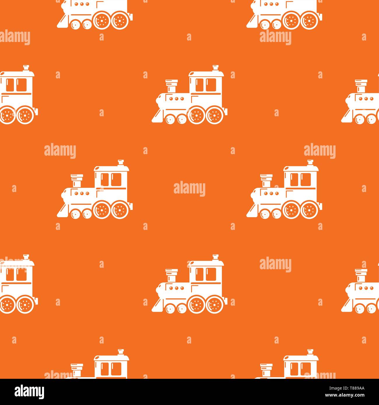 Locomotive pattern vector orange Stock Vector Image & Art - Alamy