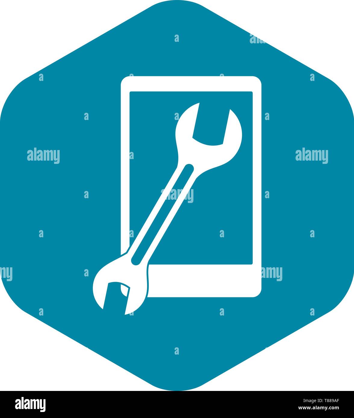 Repaired phone icon, simple style Stock Vector Image & Art - Alamy