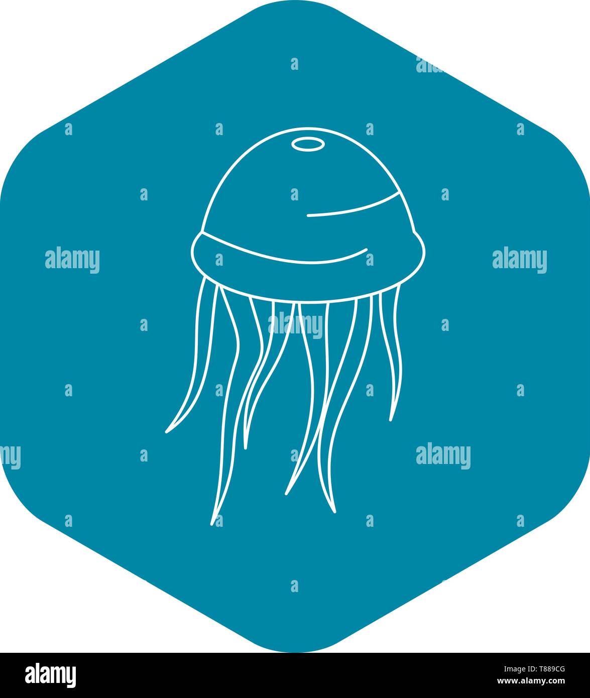 Medusa icon, outline style Stock Vector Image & Art - Alamy