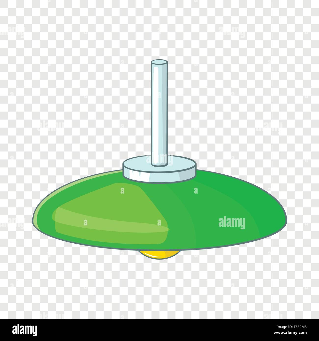 Green ceiling lamp icon, cartoon style Stock Vector Image & Art - Alamy