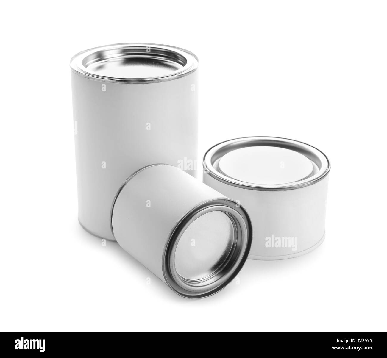 Painting cans Black and White Stock Photos & Images - Alamy