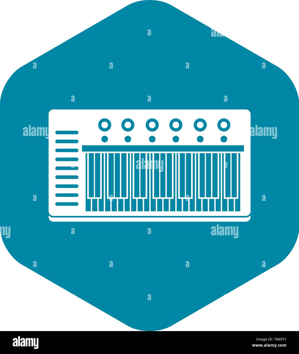 Electronic synth icon, simple style Stock Vector Image & Art - Alamy