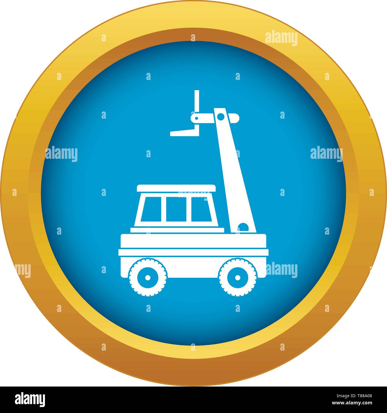 Bucket cherry picker Stock Vector Images - Alamy