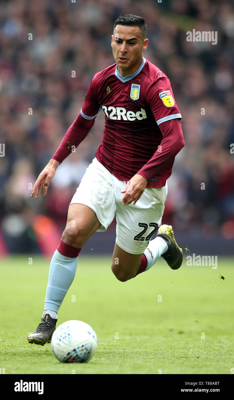Aston Villa's Anwar El Ghazi during the Sky Bet Championship Play-off ...