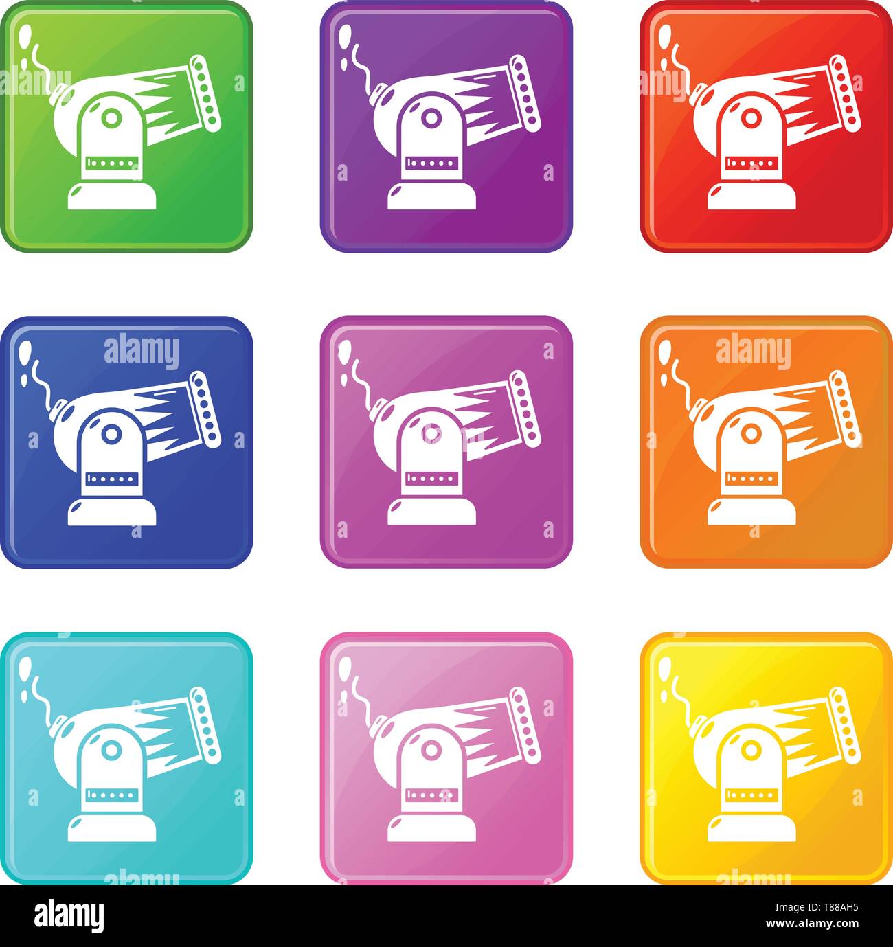 Bronze cannon Stock Vector Images - Alamy