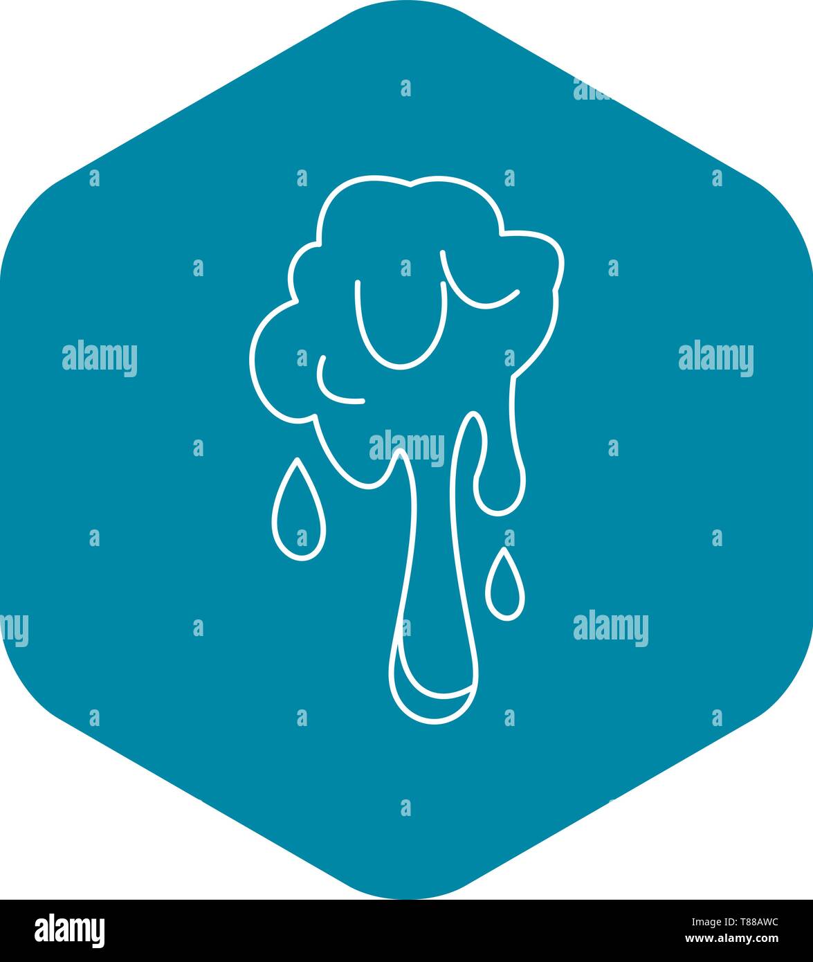 Slime outline hi-res stock photography and images - Alamy