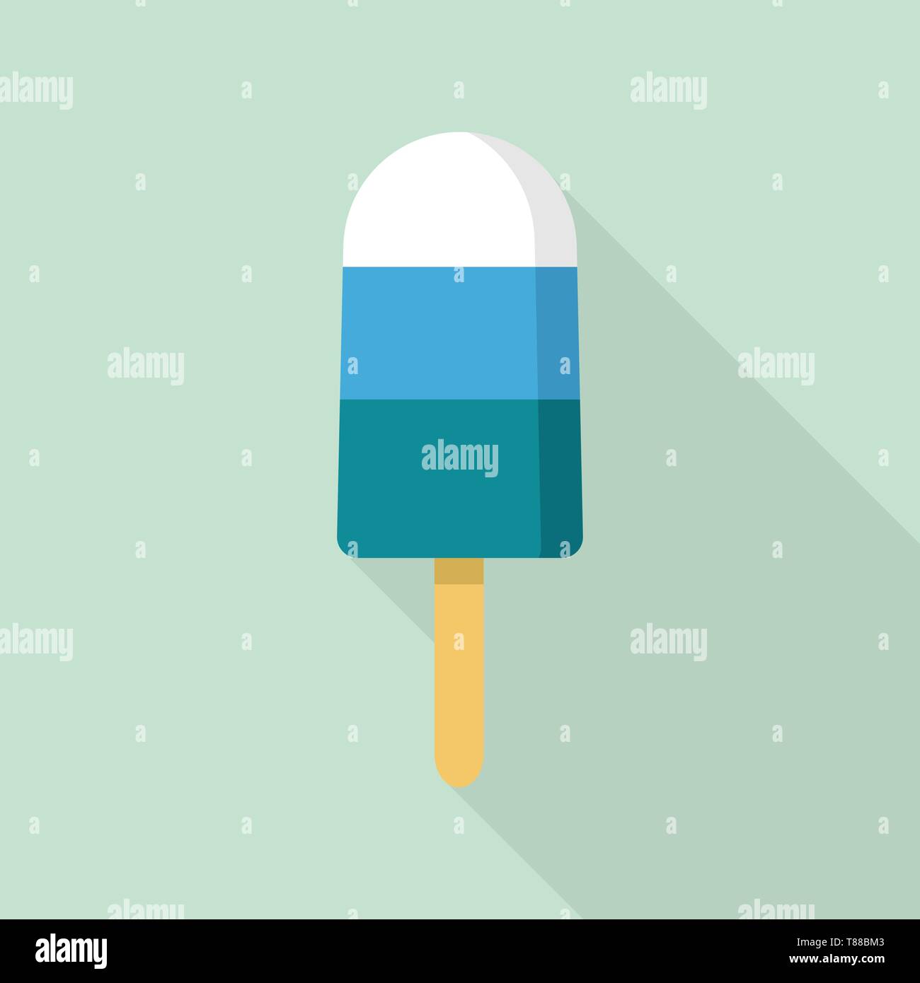 Popsicle pink blue yellow Stock Vector Images - Alamy