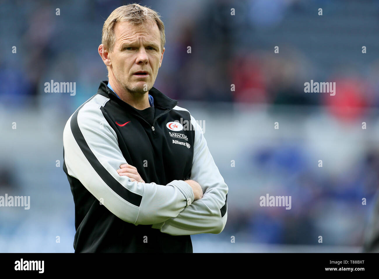 Mark McCall Saracens Director of Rugby before the Champions Cup Final ...