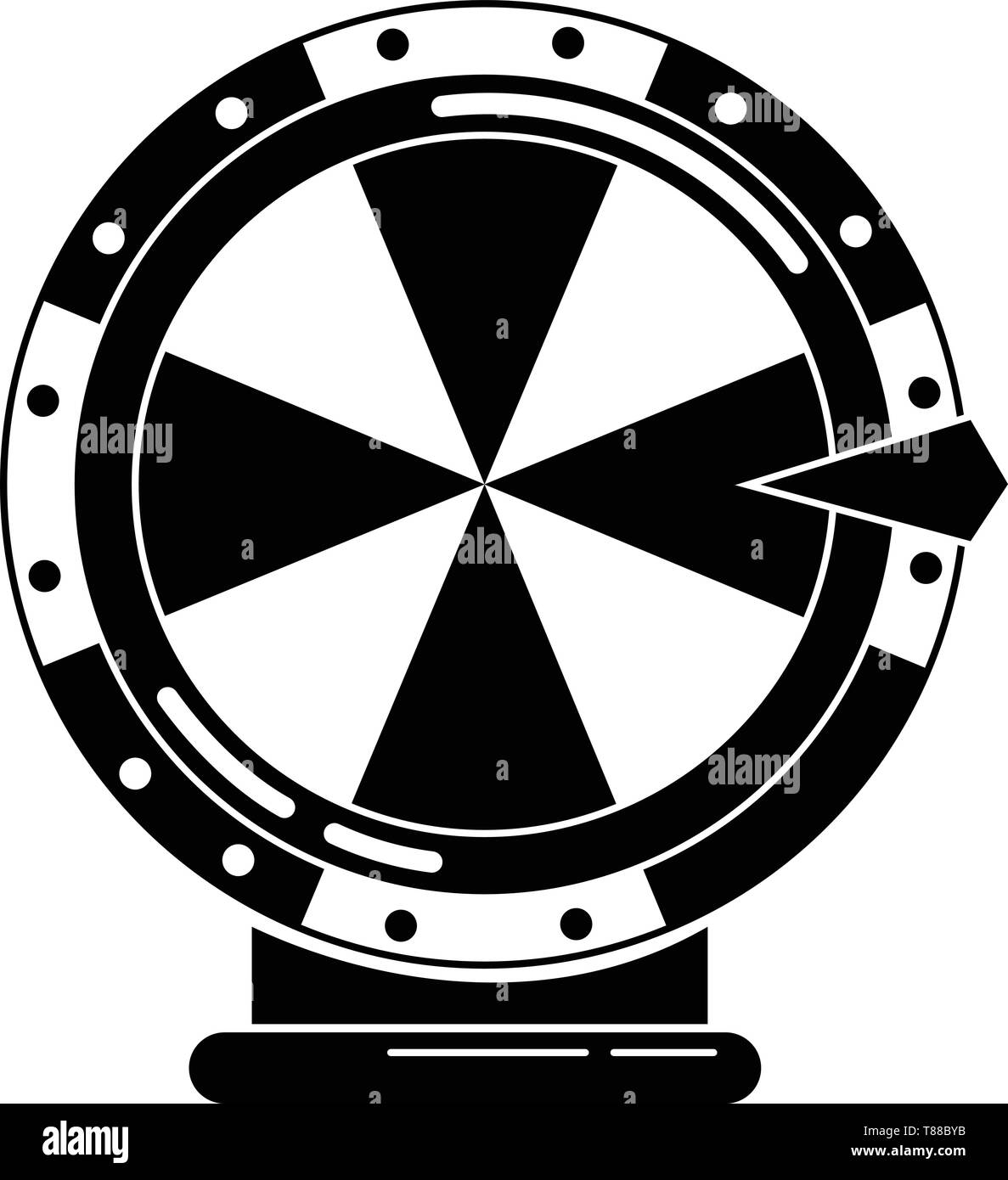 Lucky wheel icon, simple style Stock Vector Image & Art - Alamy