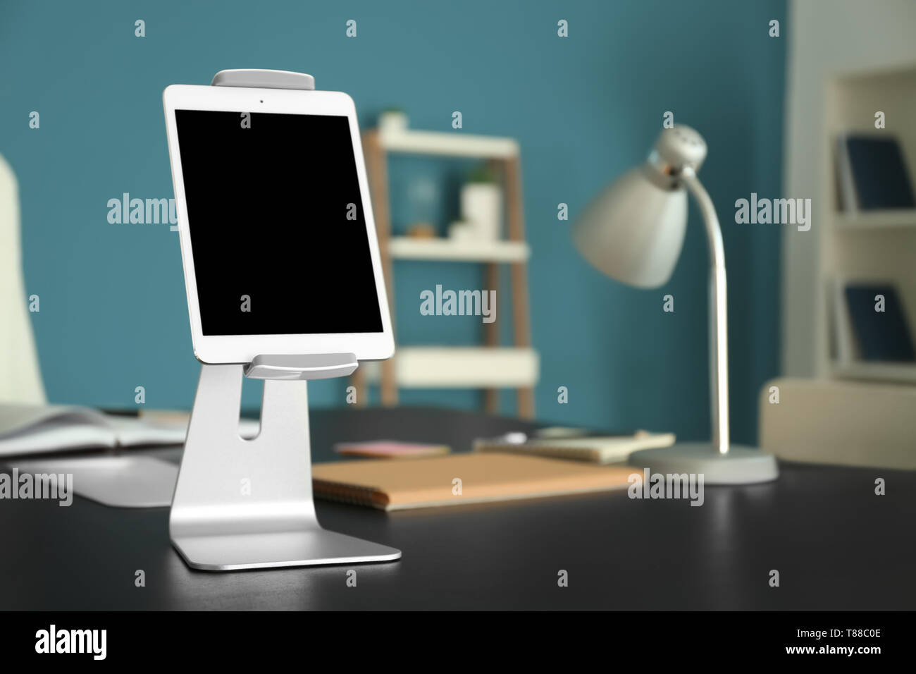 Tablet holder stand hi-res stock photography and images - Alamy