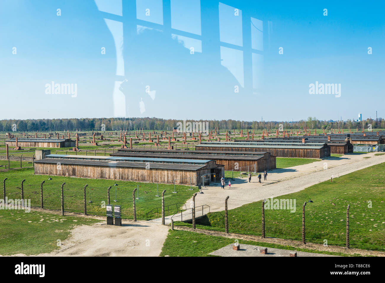 Auschwitz Concentration Camp Aerial High Resolution Stock Photography ...