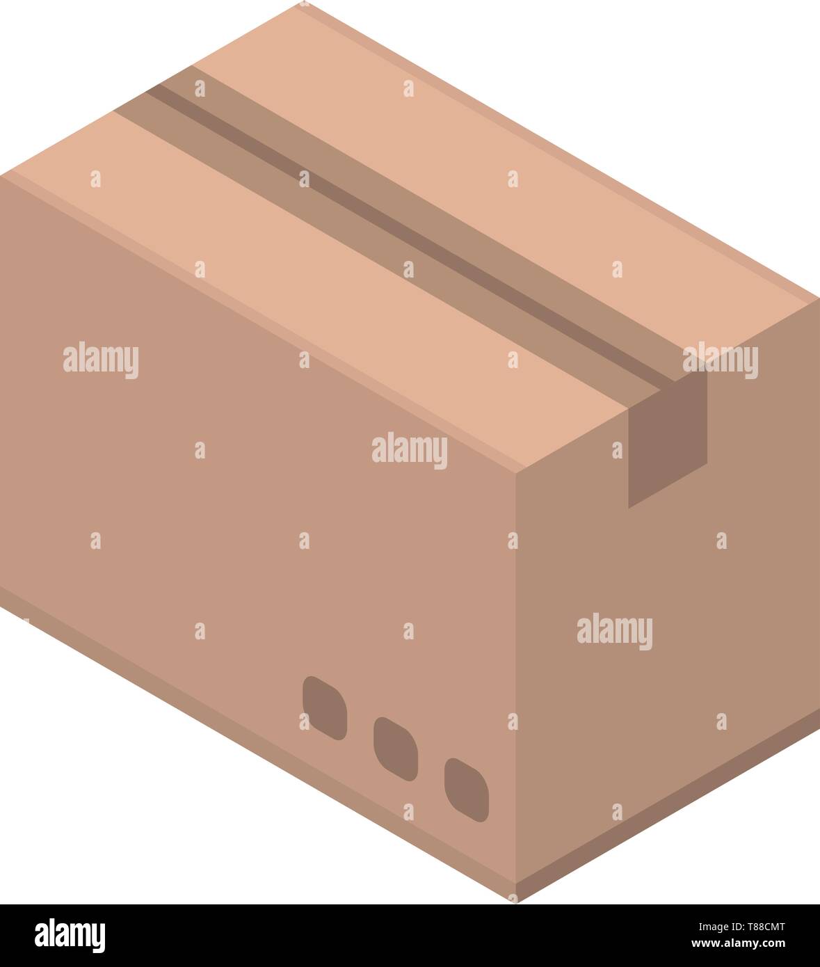 Parcel package brown post tape Stock Vector Images - Alamy