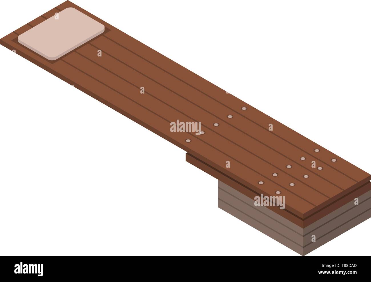 Diving board vintage Stock Vector Images - Alamy