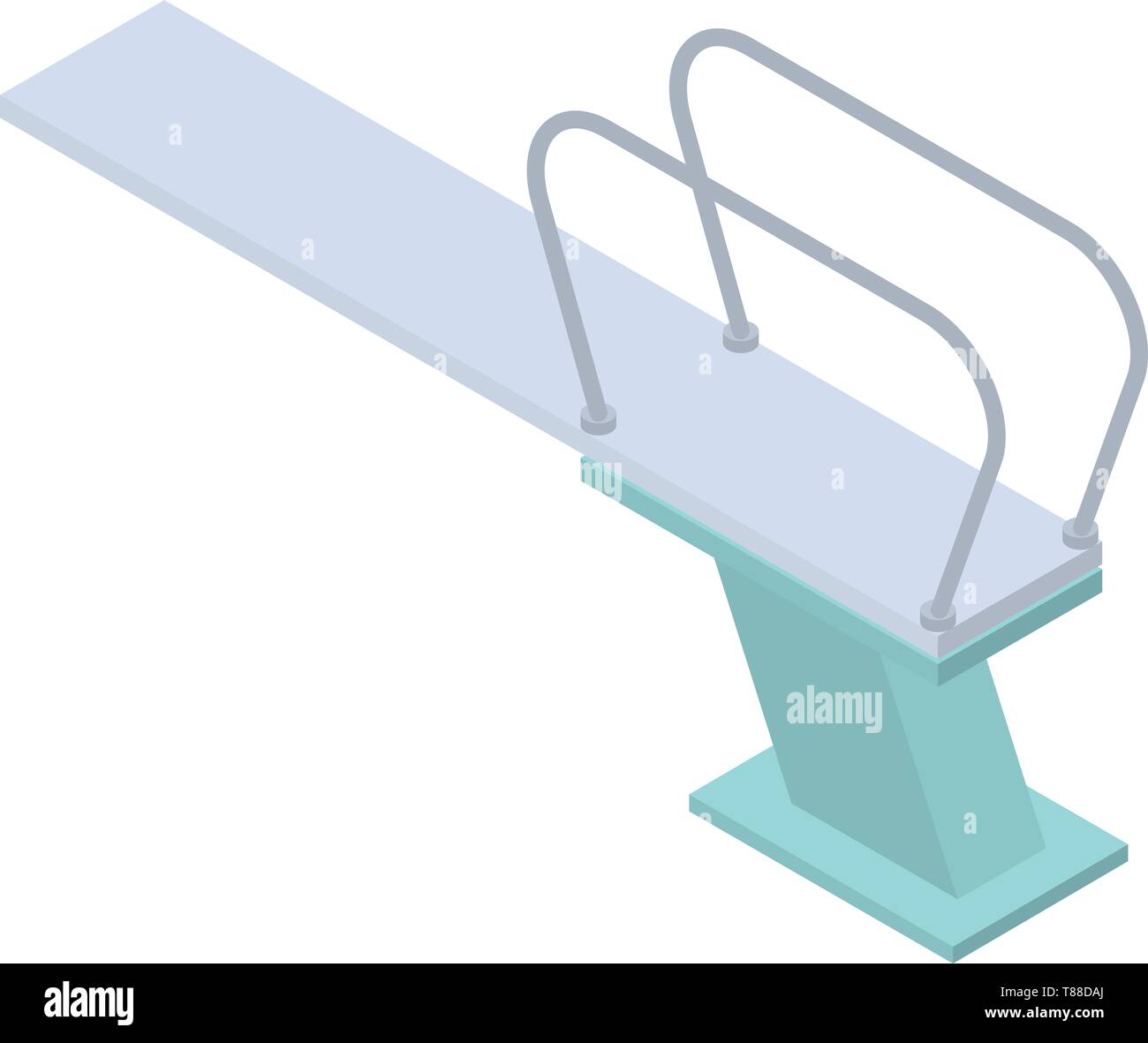 Modern diving board icon, isometric style Stock Vector Image & Art - Alamy