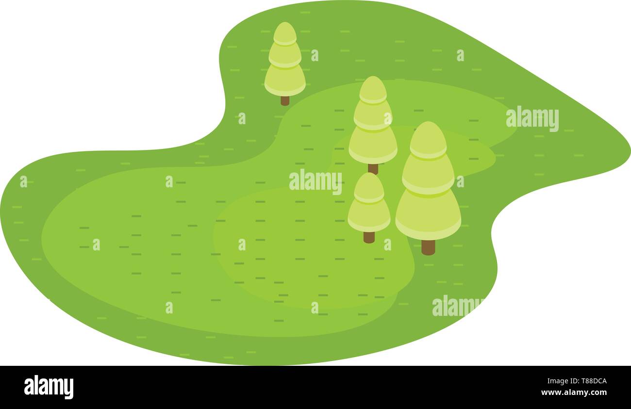 Putting green top view Stock Vector Images - Alamy