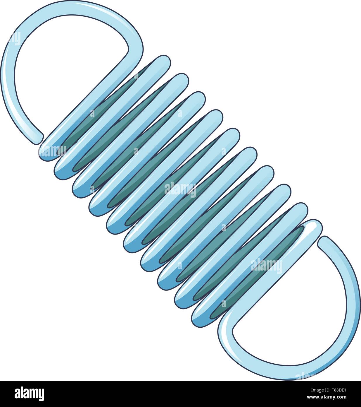 Elastic coil icon, cartoon style Stock Vector Image & Art - Alamy