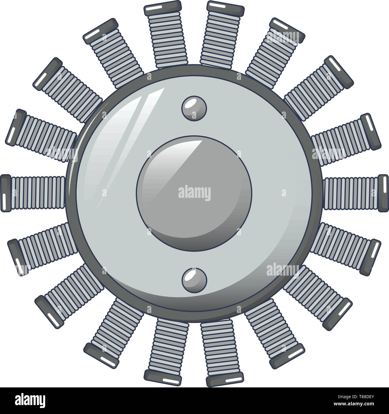 Multiple coil icon, cartoon style Stock Vector Image & Art - Alamy