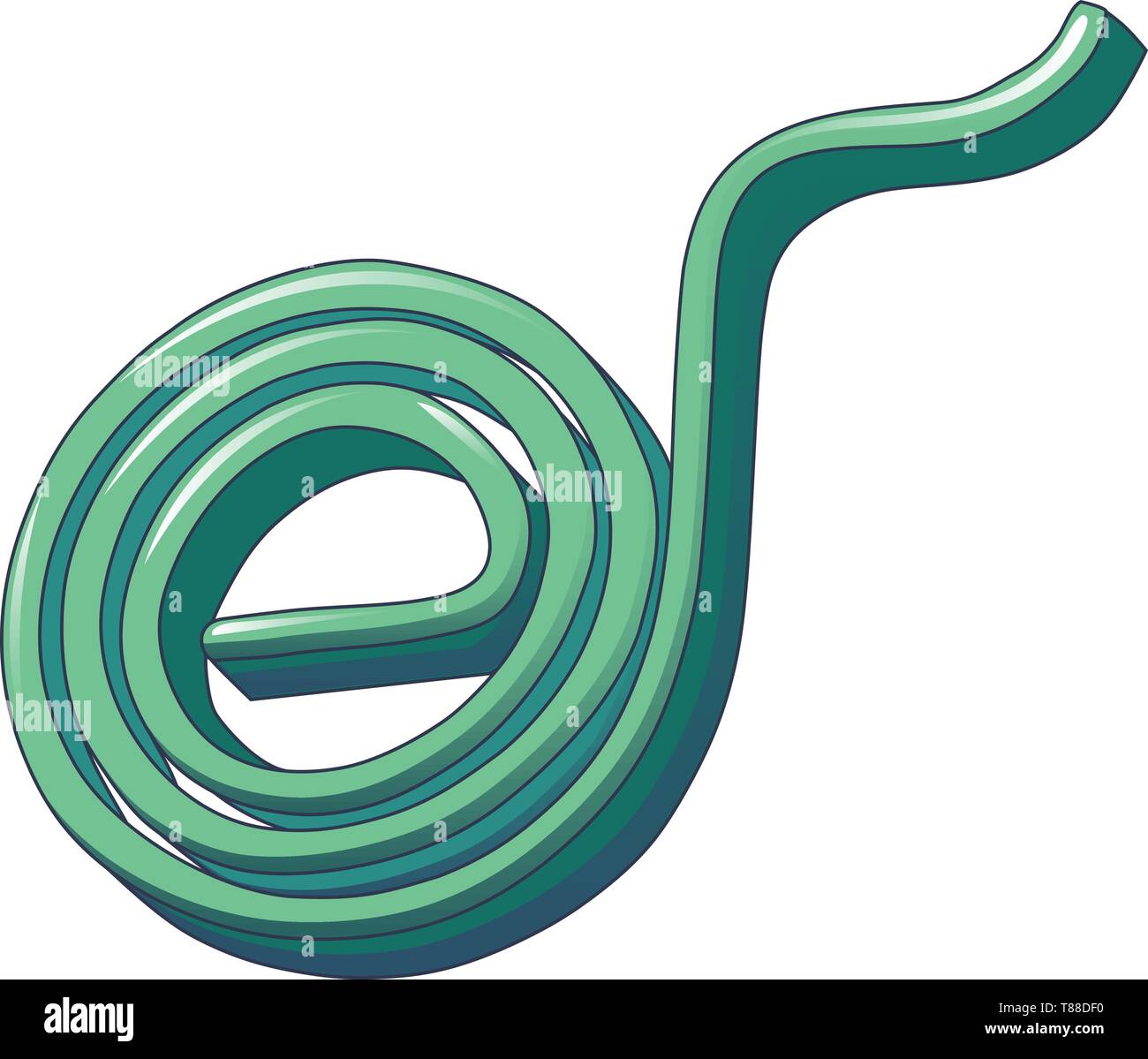 Shock absorber coil icon, cartoon style Stock Vector Image & Art - Alamy