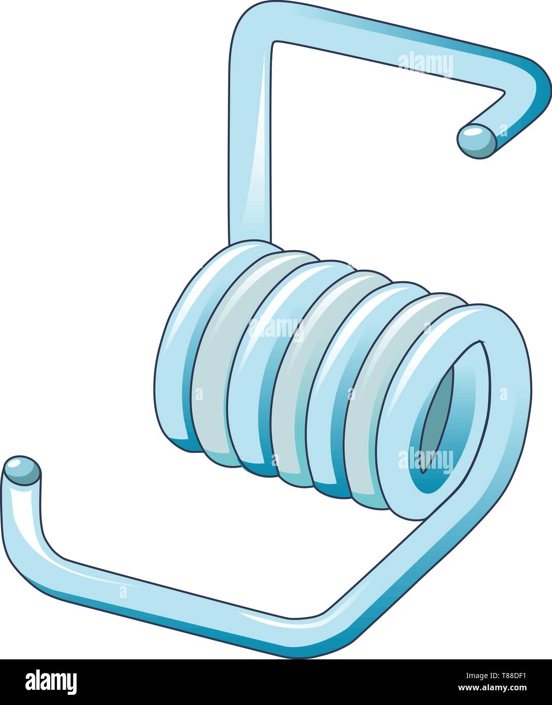 Shock spring icon, cartoon style Stock Vector Image & Art - Alamy