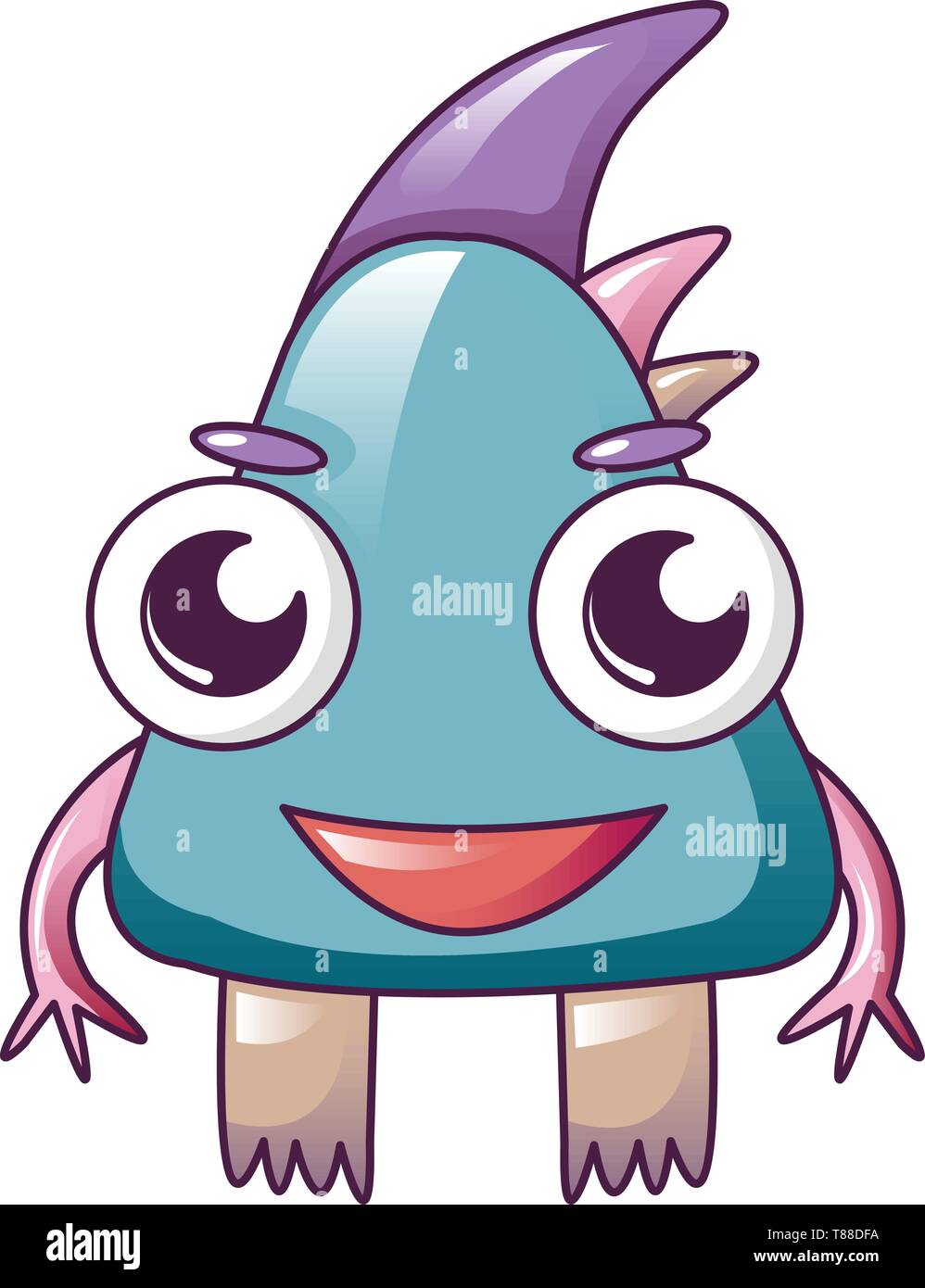 Friend monster icon, cartoon style Stock Vector Image & Art - Alamy